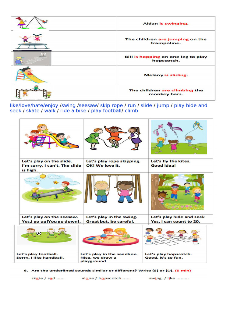 5th Form Term 2 at The Playground | PDF