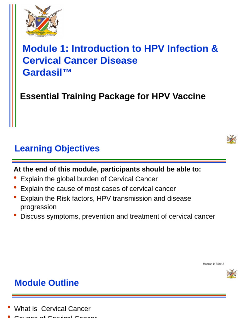 HPV Vaccine Training: Cervical Cancer Insights | PDF | Cervical Cancer ...