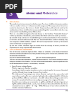 CLASS 9 Science (Chemistry) PPT Chapter 3 Atoms and Molecules - Pptx.new | PDF | Ion | Mole (Unit)
