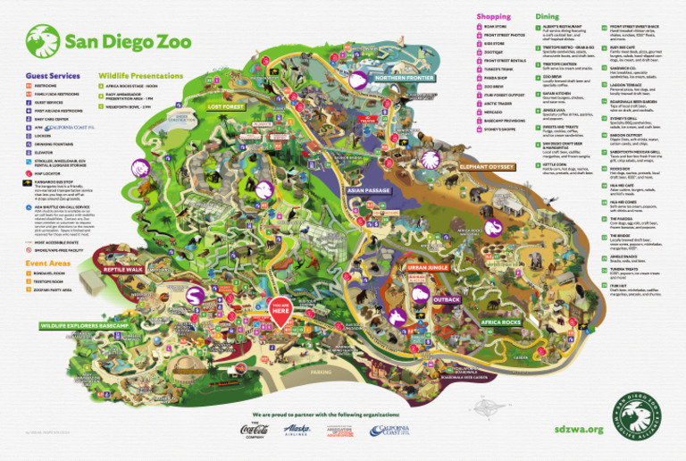 Zoo YAH Map Signs Web 01-02-24 | PDF