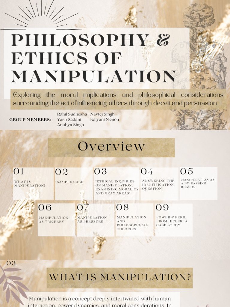 Ethics of Manipulation | PDF