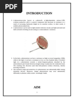 LDR Datasheet for Engineers | PDF | Electrical Resistance And ...