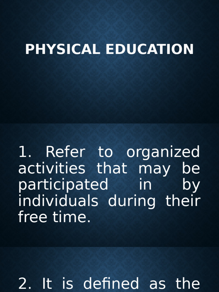 PE Quiz | PDF