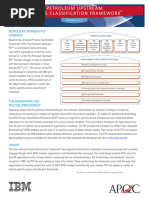 APQC Process Classification Framework Guide | PDF | Performance ...