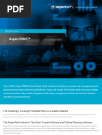 aspenONE Process Explorer Datasheet | PDF | Performance Indicator | Data