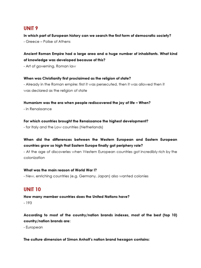 MOOC Unit 9 16 Answer Keys | PDF | Communication | European Union
