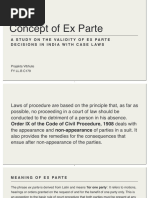 Understanding Ex Parte Applications in South African Courts | PDF | Ex ...
