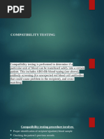 Blood Crossmatch Form | PDF