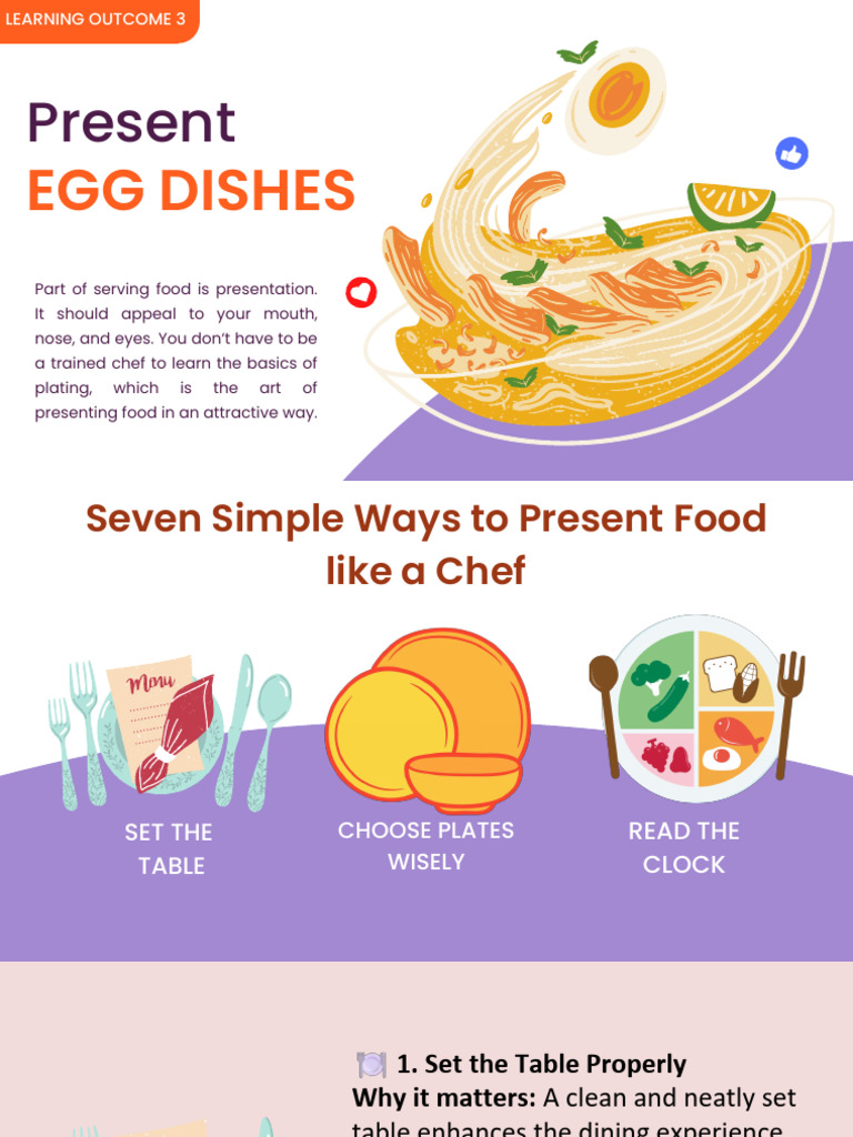 Enhancing Egg Dish Presentation | PDF | Cooking | Cuisine
