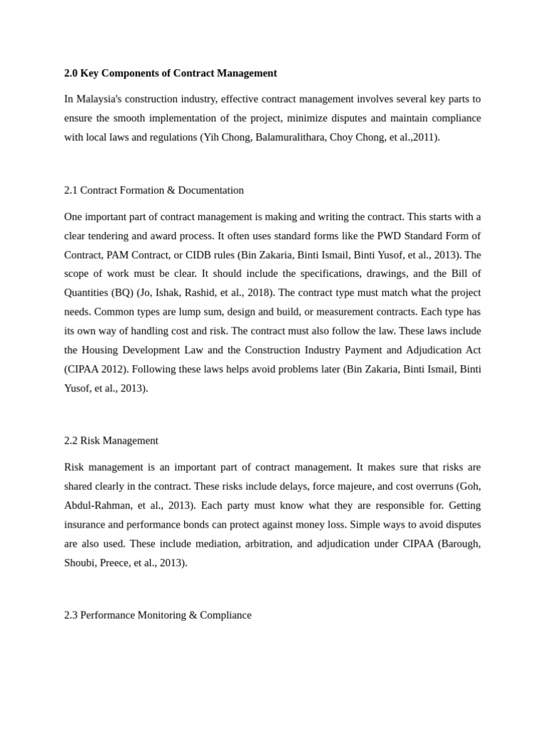 Key Elements of Contract Management | PDF | Business