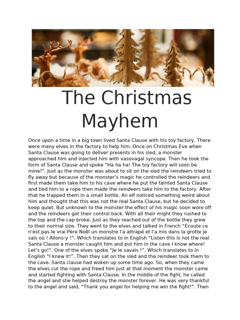 The Christmas Mayhem | PDF