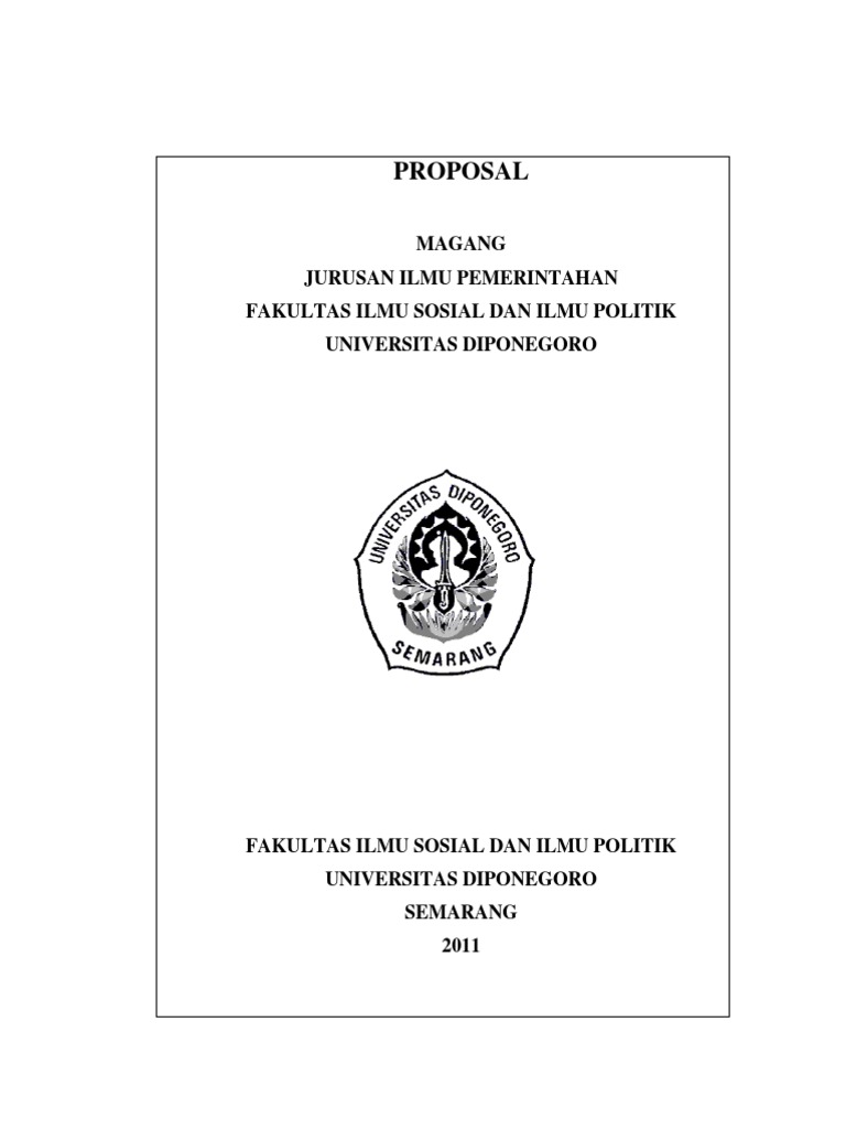 Proposal Magang | PDF