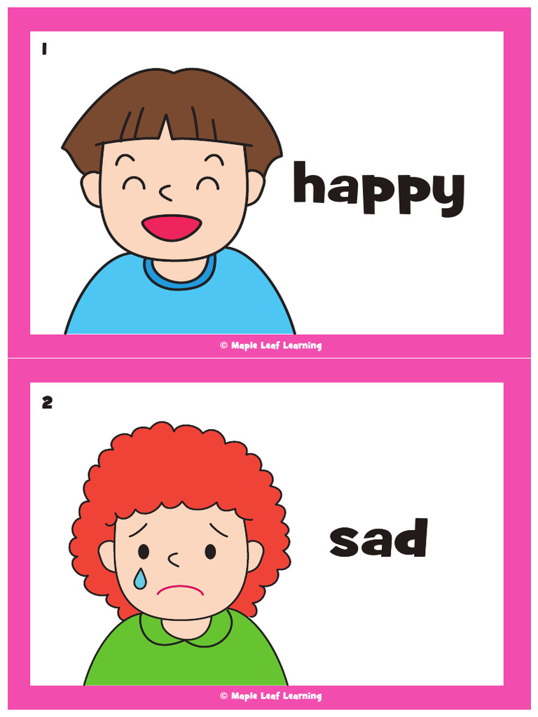 Feelings Flashcards | PDF