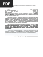 Parental Consent Form. Aral Program.... | PDF
