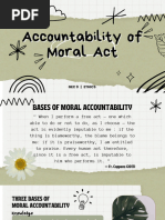 Accountability of Moral Act | PDF | Knowledge | Mind
