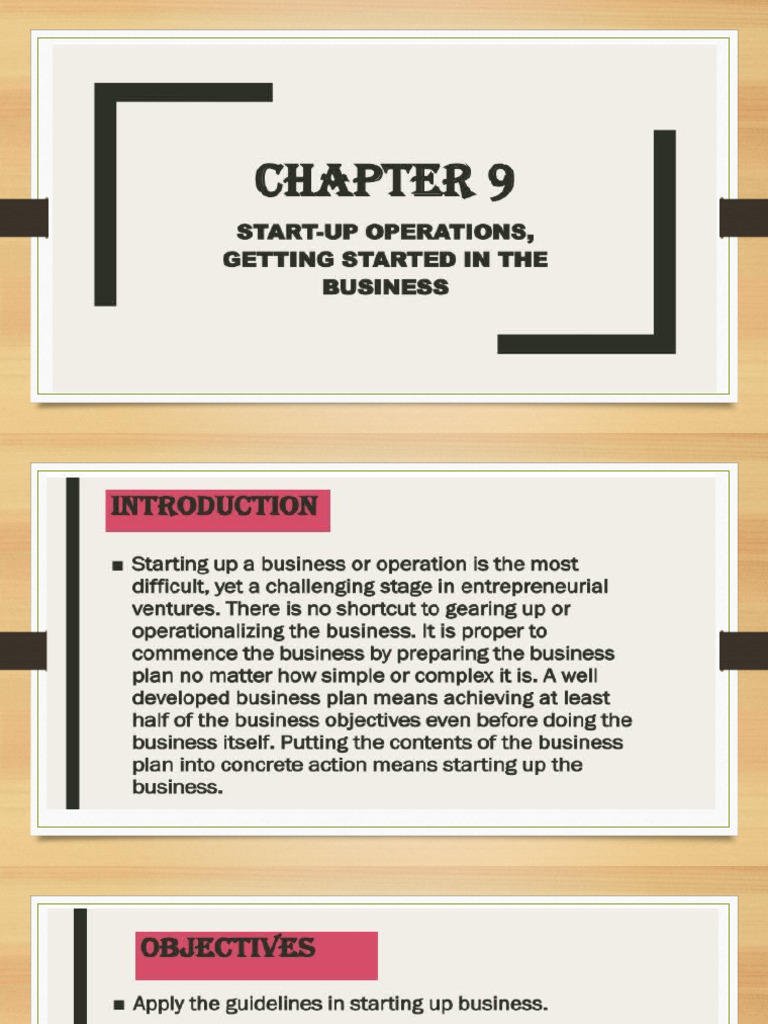 chapter-9-START-UP | PDF