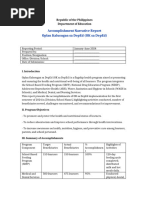 DepEd Accomplishment Report Template | PDF | Business