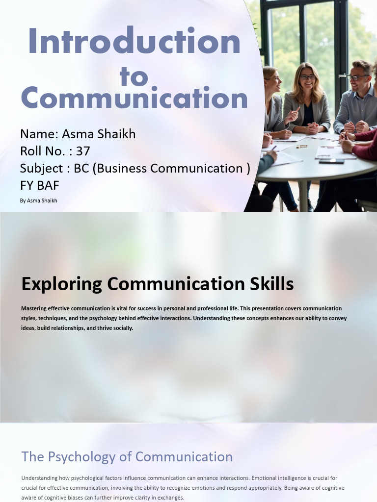 Mastering Effective Communication Skills | PDF | Communication ...