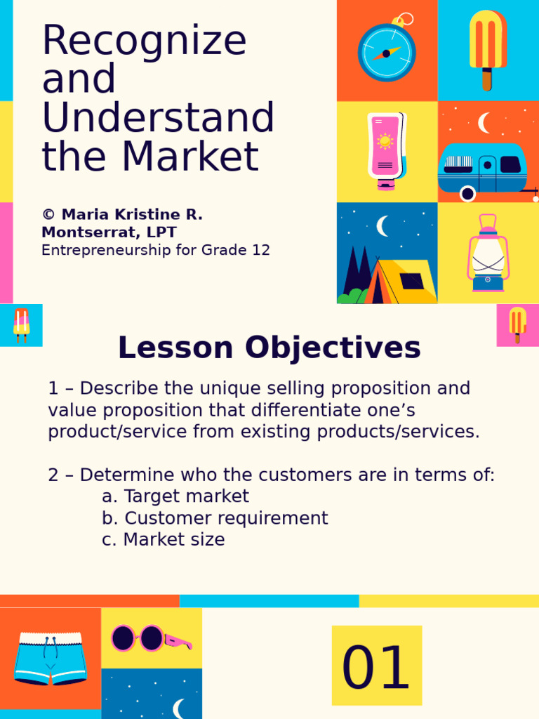 Lesson 3 Recognize and Understand The Market | PDF | Market ...