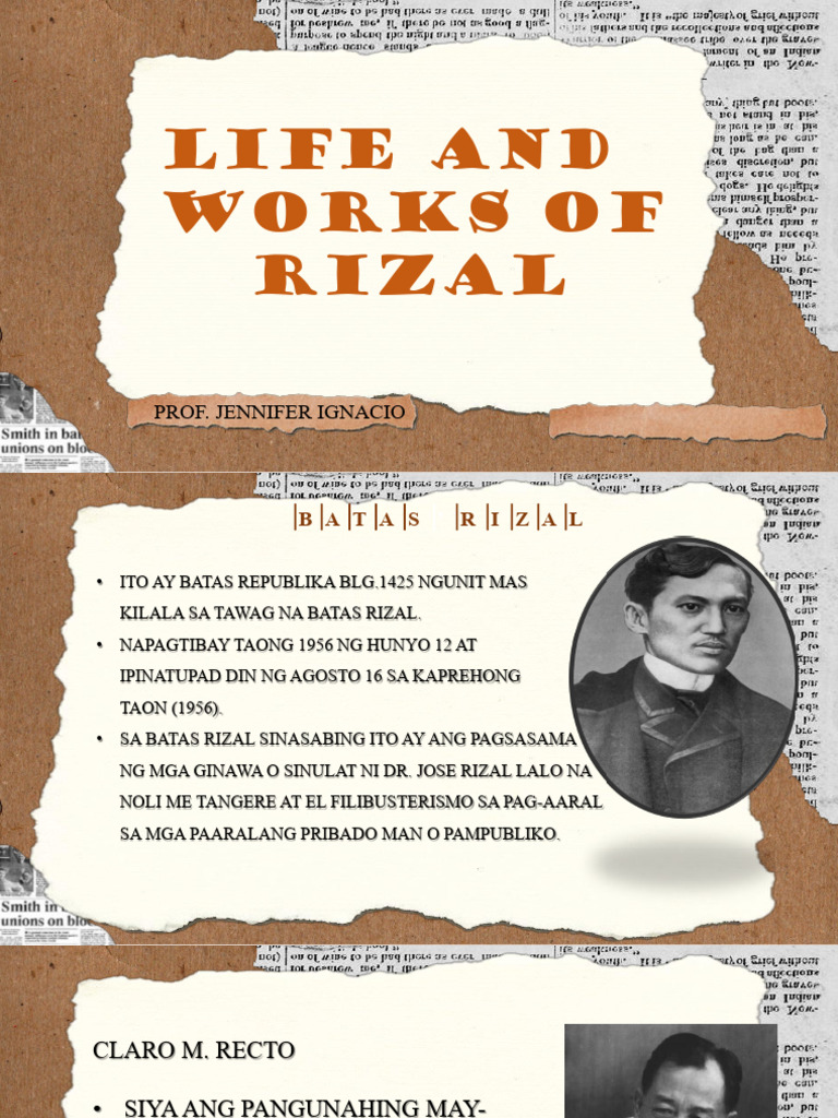 Batas Rizal PPT August 2025 | PDF