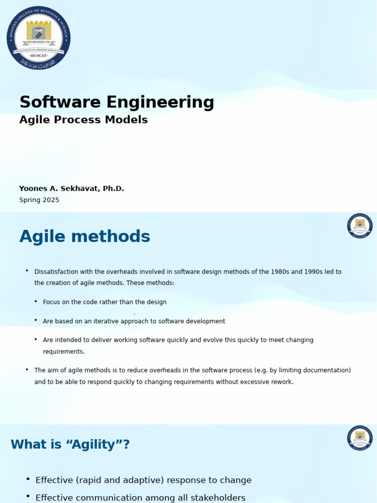 03-Agile Process Models | PDF | Agile Software Development | Systems Architecture