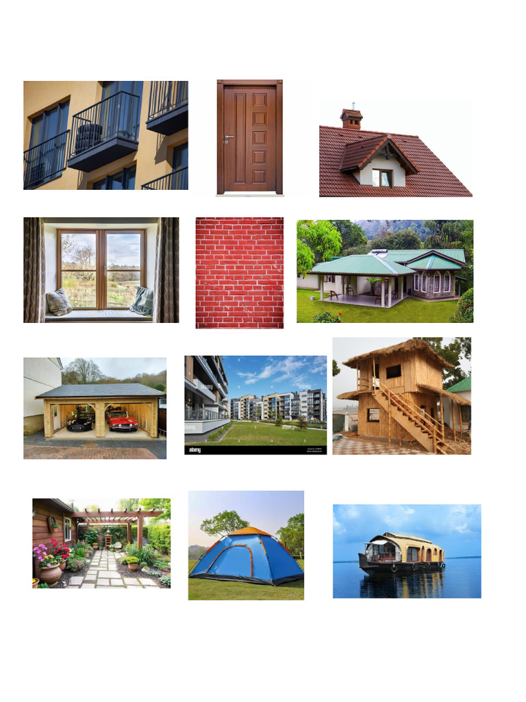 Parts of House and Types of House | PDF