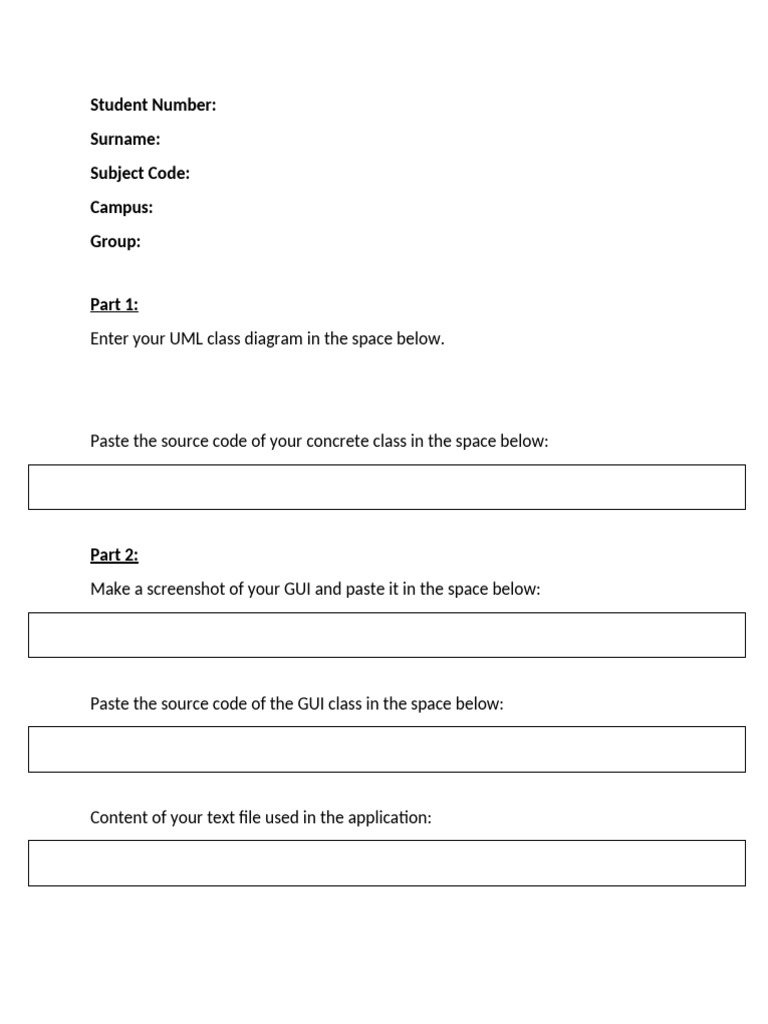 UML Assignment Submission File | PDF
