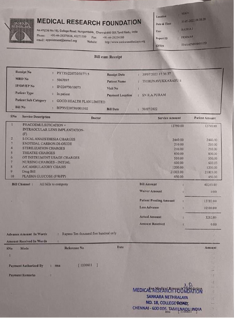 Medical Bills | PDF