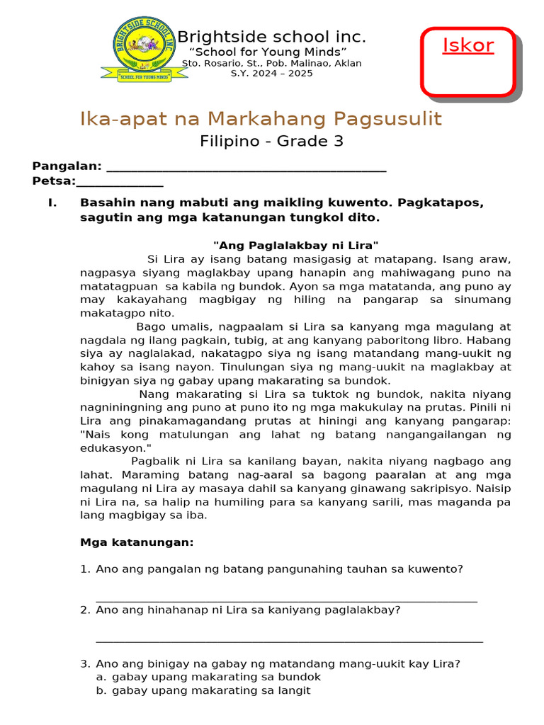 Filipino 3 | PDF