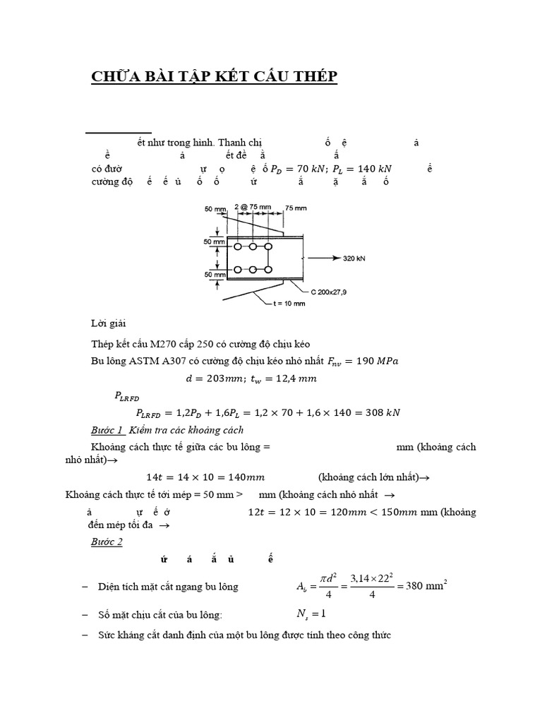 CH A BT Bu Lông AISC 360-22 | PDF