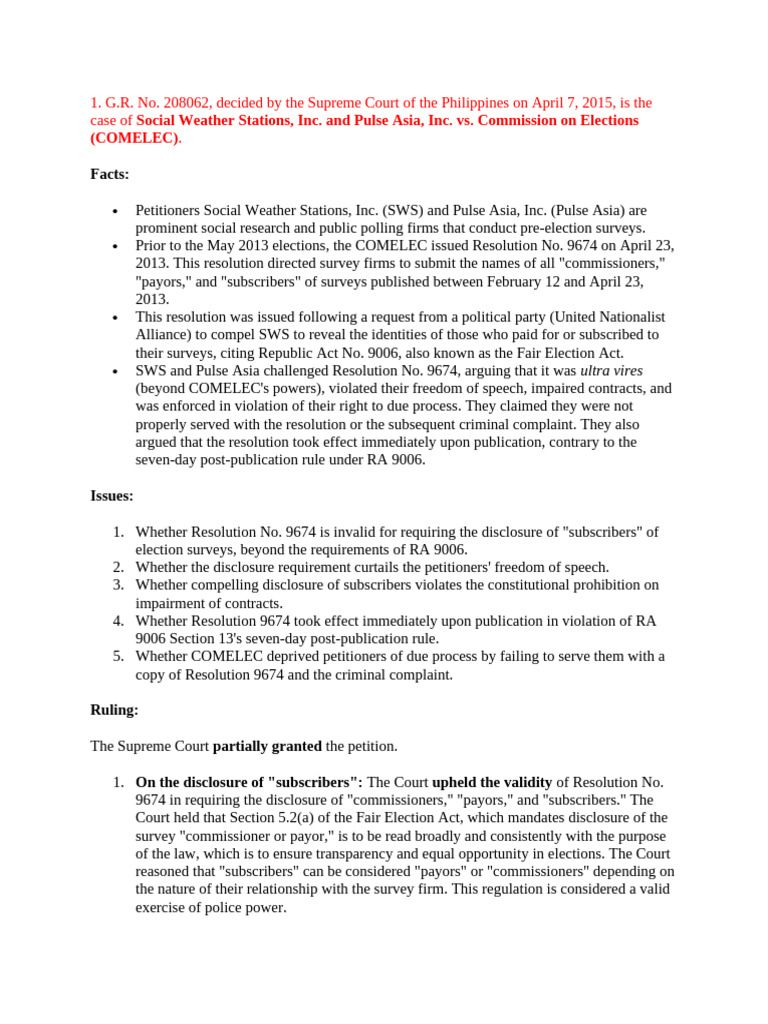 Statutory Construction Digested Cases | PDF | Annulment | Defamation