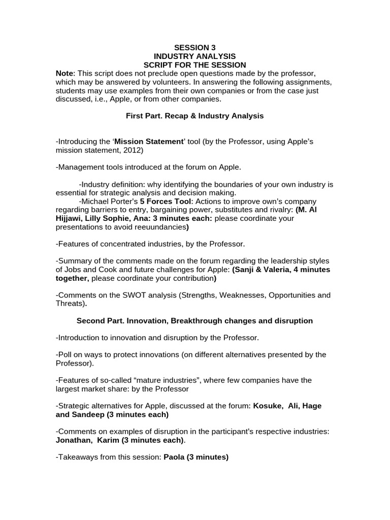 Script Session 3 | PDF