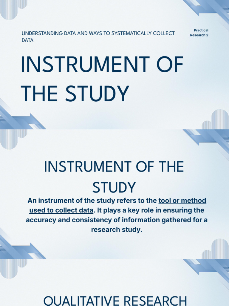Lesson 3 - Qualitative Research Instruments | PDF | Focus Group | Qualitative Research