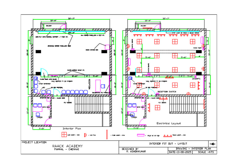 RAACK DANCE - Pammal Eletrical Layout | PDF