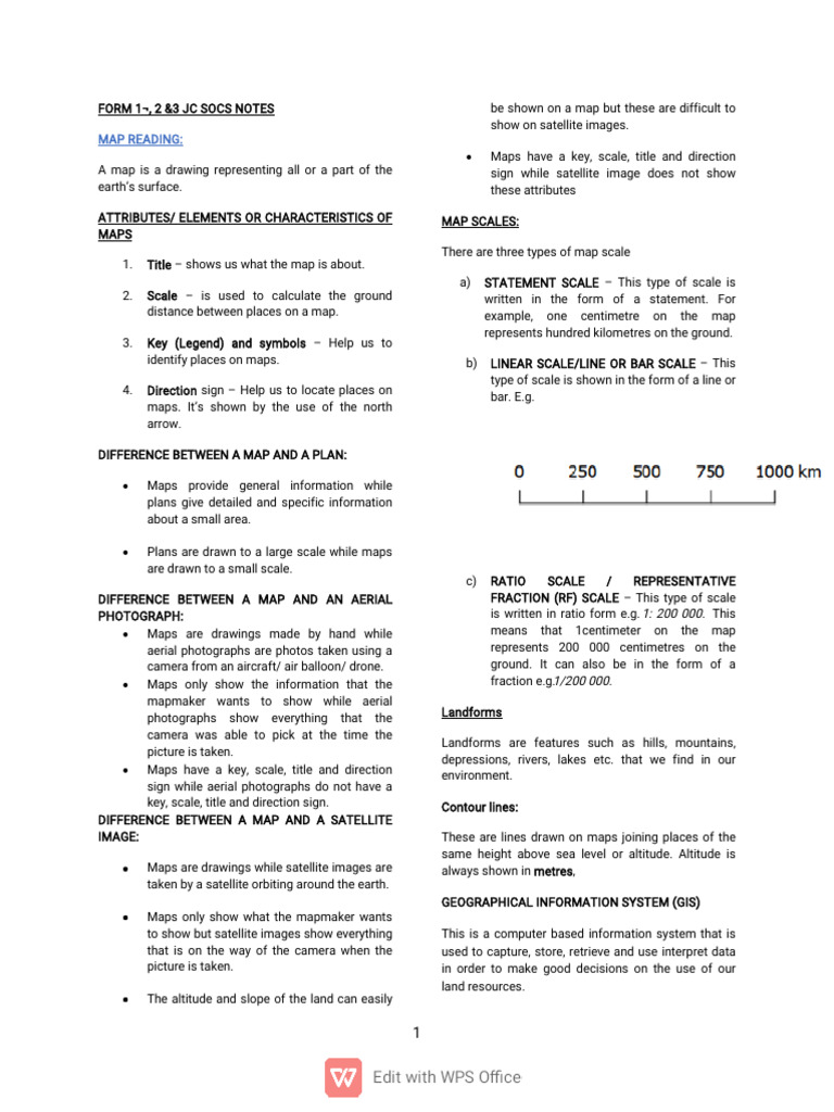 JC Socs Notes Final 2023 91 A KB | PDF | Precipitation | Map