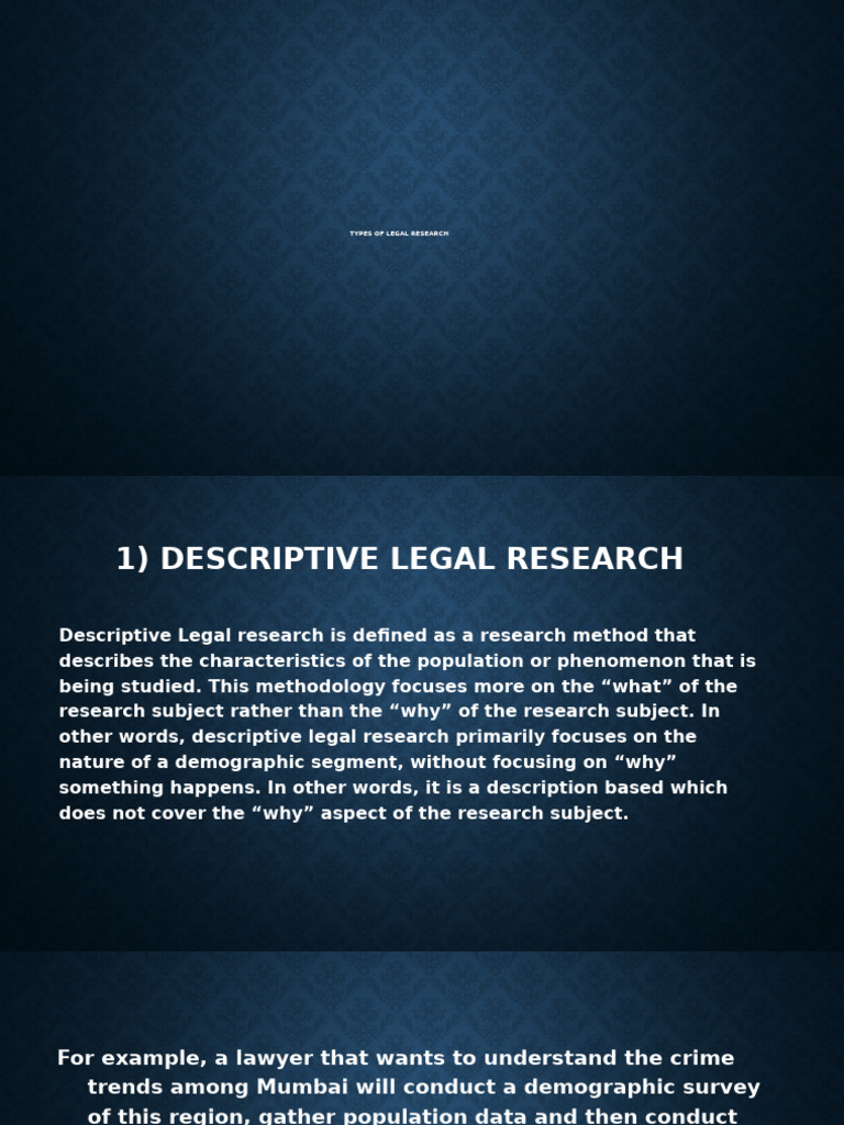 Types of Legal Research | PDF | Methodology | Qualitative Research