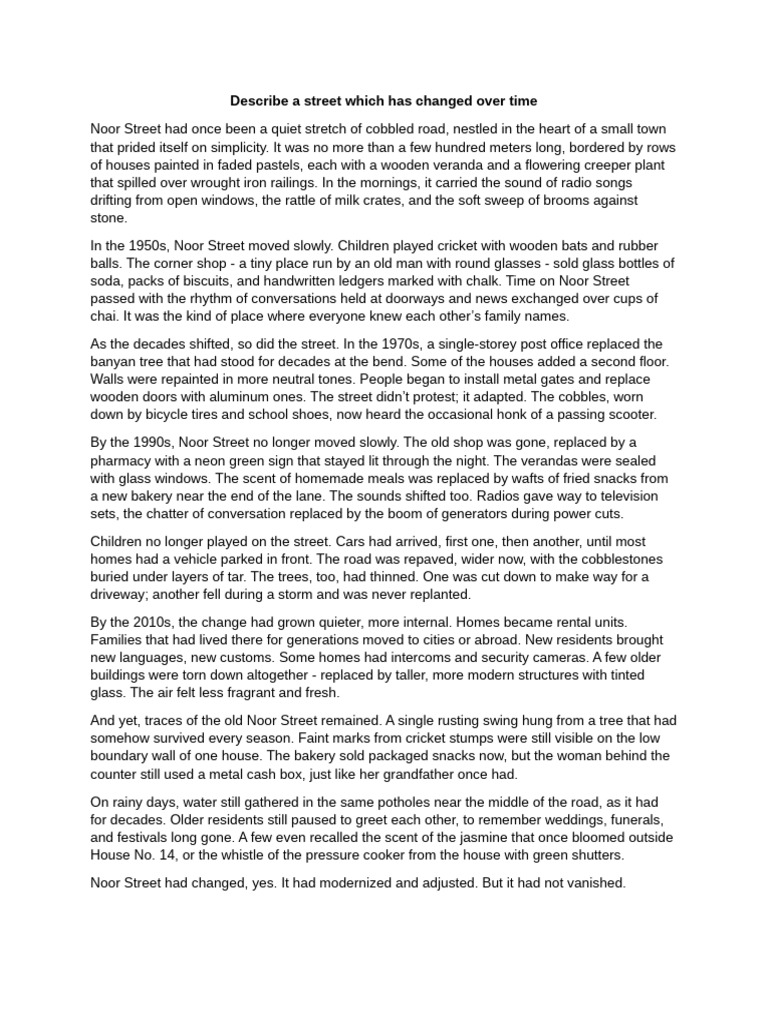 Descriptive Writing Sample 3 | PDF