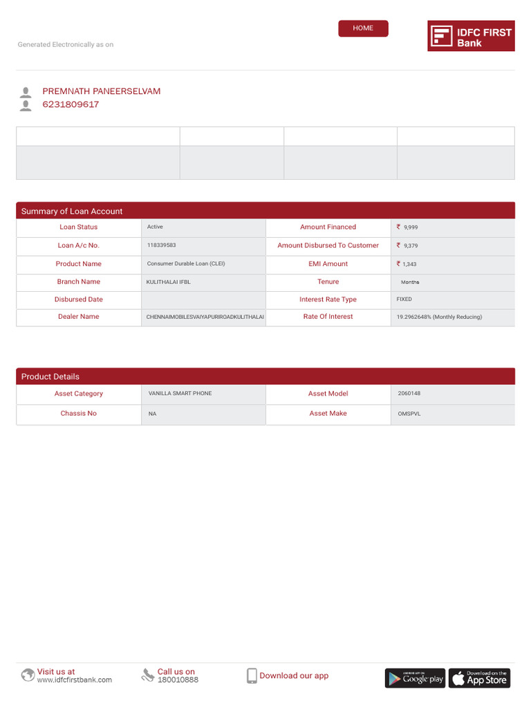 Statement of Accounts - 160827226 | PDF | Cheque | Banks