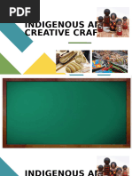 Elective 102 - Indigenous Creative Crafts (Final) | PDF | Crafts ...