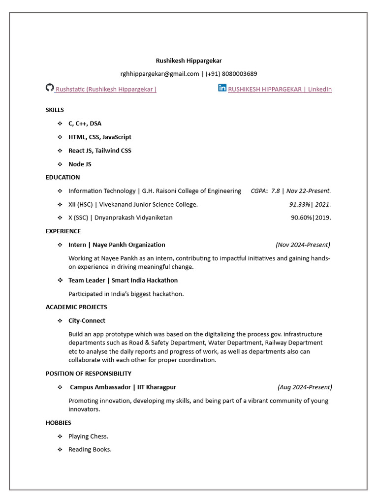 Superset Resumes | PDF