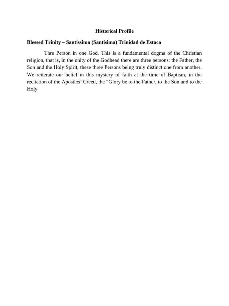Historical Profile | PDF