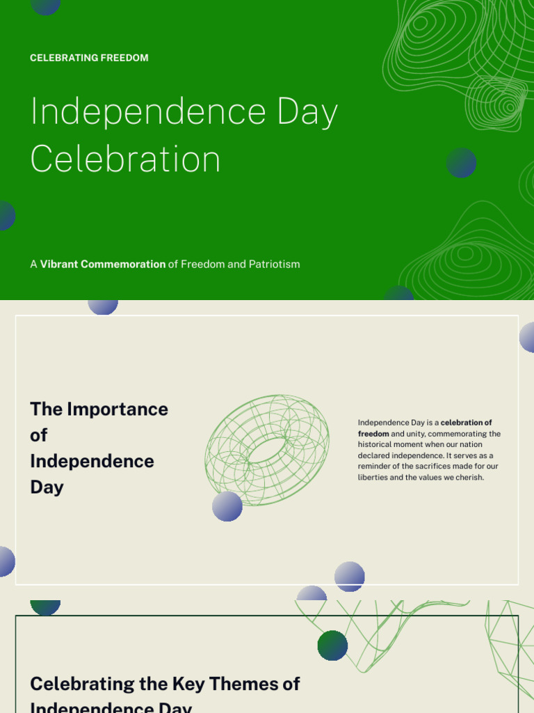 Independence Day Celebration Overview | PDF