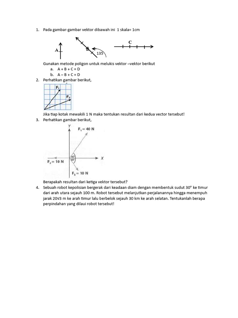 Analisis Vektor dan Perpindahan Robot | PDF