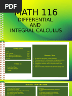Subject Grade 12 Calculus Notes | PDF | Teaching Methods & Materials