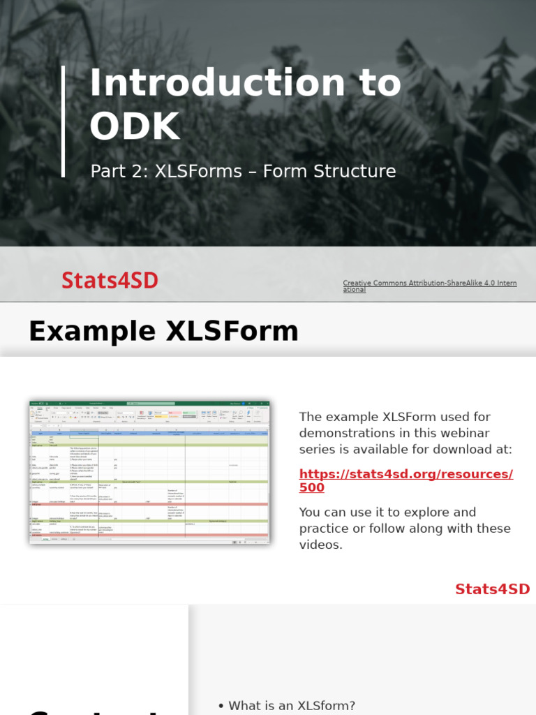 XLSForm Basics for ODK Users | PDF | Microsoft Excel | Computing