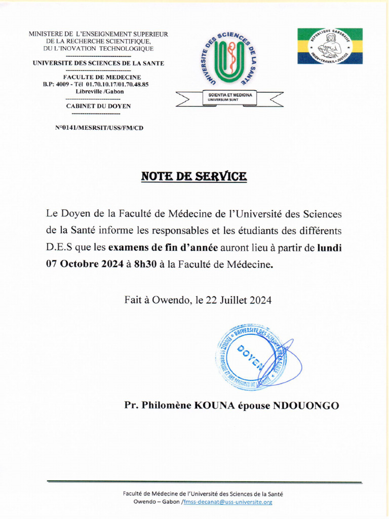 Examens D.E.S 2024 Et Probatoire 2024-2025 | PDF