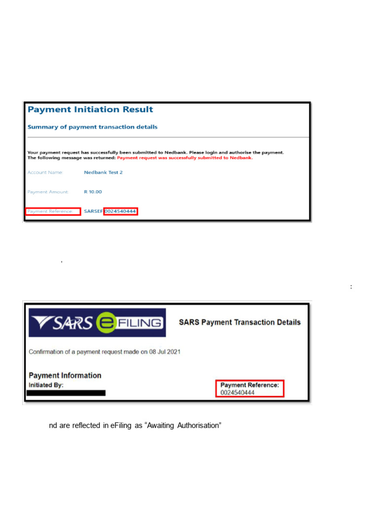 How Does The Efiling Payment Reference Work | PDF | Taxpayer | Taxes