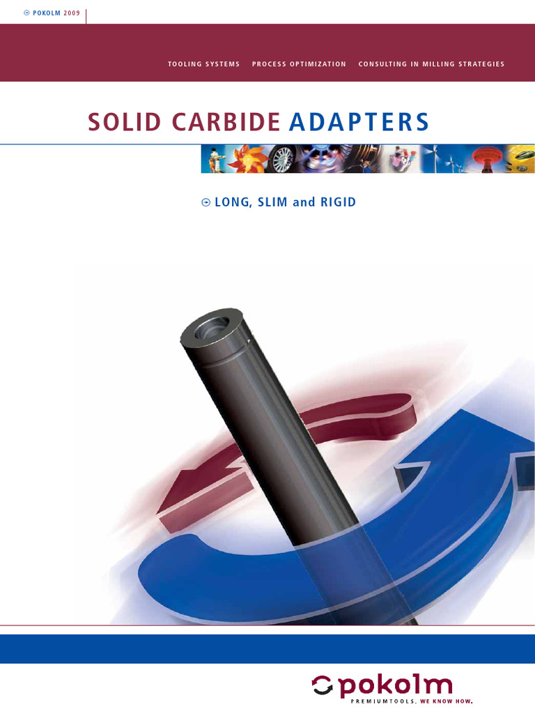 Solid Carbide Adapters for Milling | PDF | Mechanical Engineering