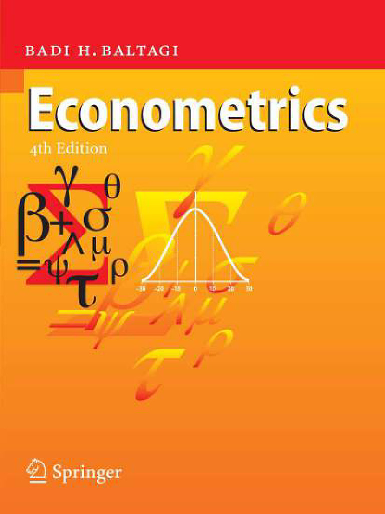 Econometrics (4th Edition) PDF | PDF | Ordinary Least Squares | Regression Analysis