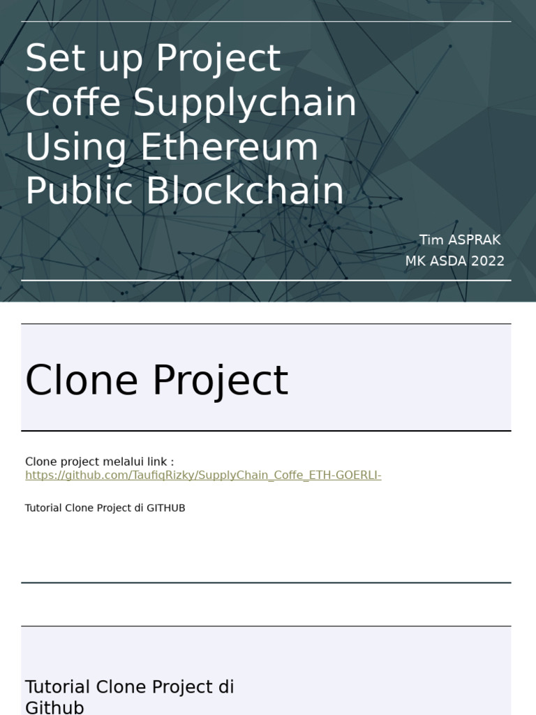 Set Up Project | PDF